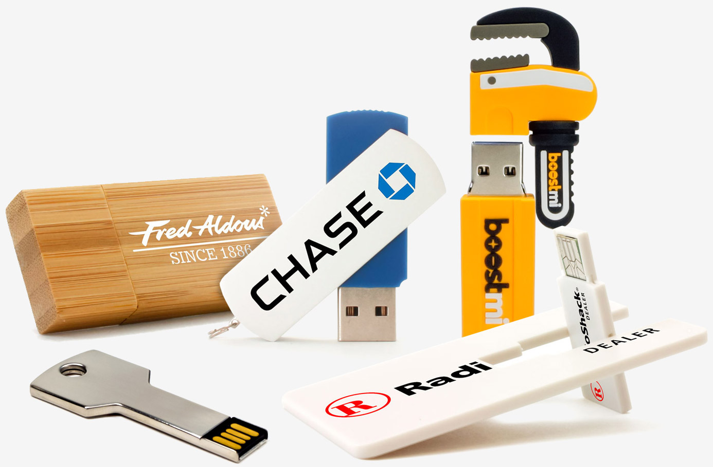 Custom Flash Drives by USB Memory Direct