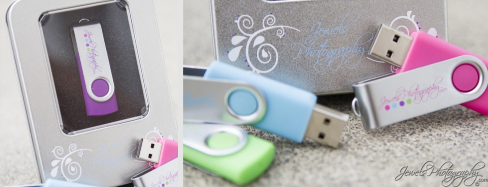 Custom Flash Drives for Jewels Photography Portfolio