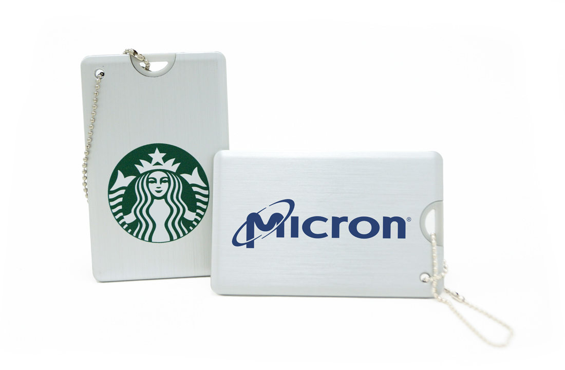 Metal Card Tab SB Flash Drives | USB Memory Direct
